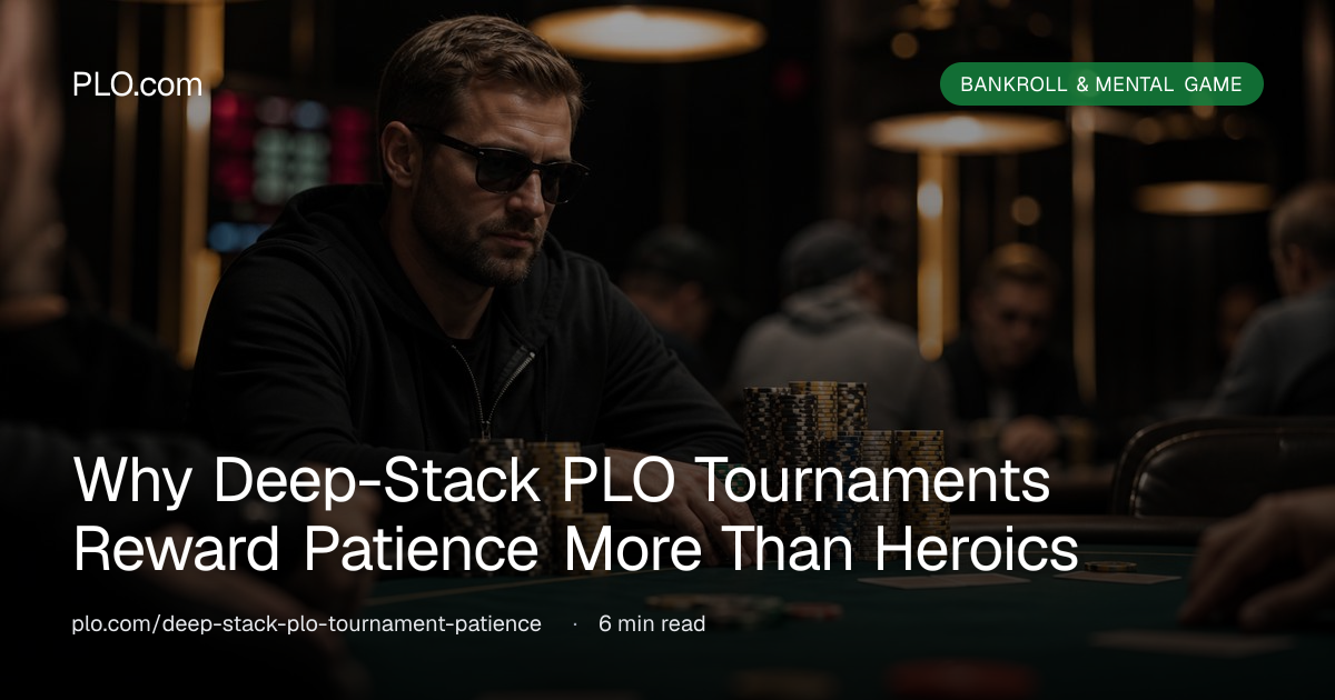 Why Deep-Stack PLO Tournaments Reward Patience More Than Heroics | PLO.com