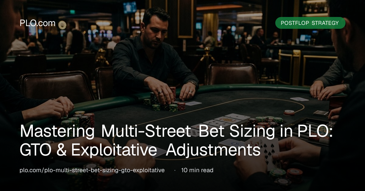 Mastering Multi-Street Bet Sizing in PLO: GTO & Exploitative ...